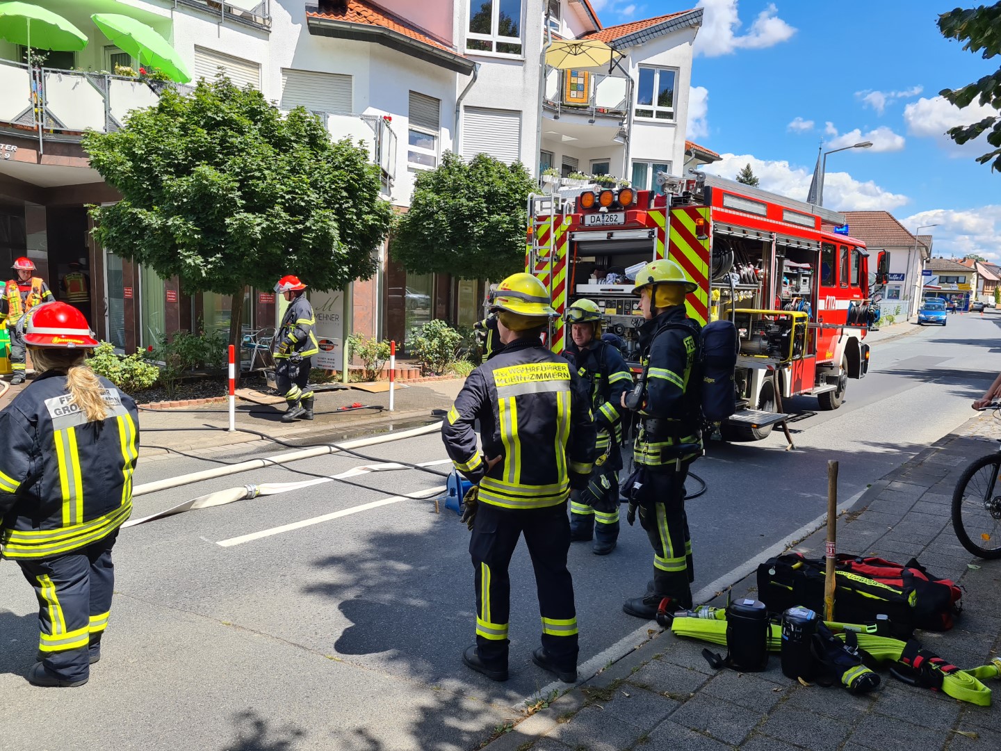 Feuerwehr Gross Zimmern Einsatz